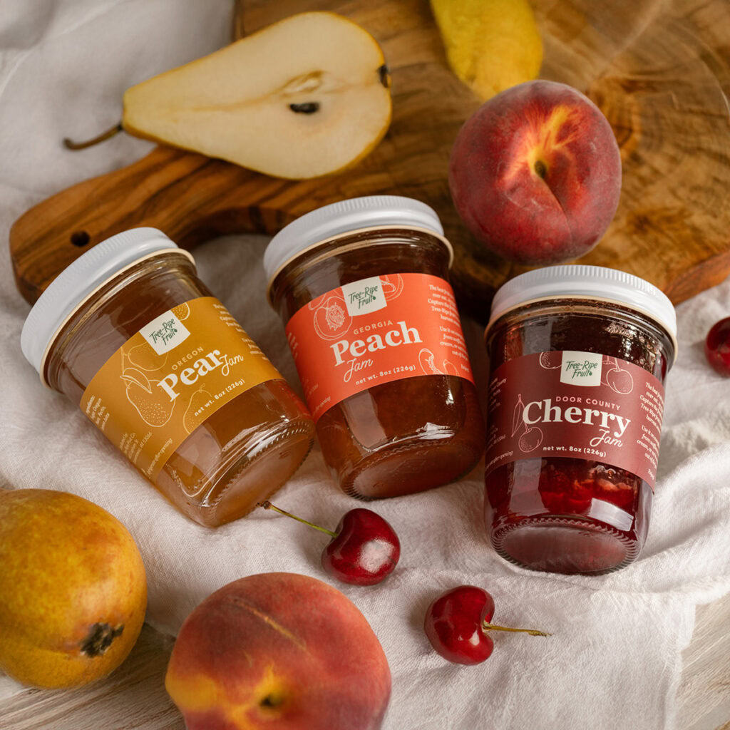 Fresh Fruit Jam 3-Pack | Tree-Ripe Fruit Co.